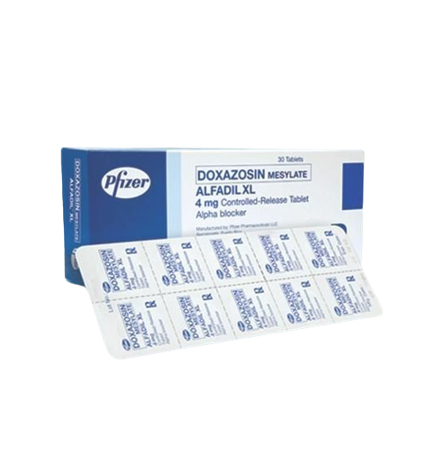 ALFADIL XL Doxazosin Mesylate 4mg Controlled-Release Tablet 30's price ...